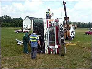 Kentucky Fire Truck Overturns on Way to Crash | Firehouse
