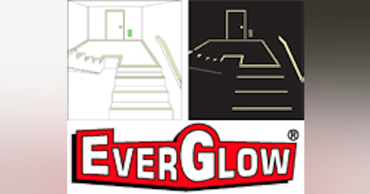 EverGlow (non-electrical) Photoluminescent Exit Path Markings | Firehouse EverGlow (non-electrical) Photoluminescent Exit Path Markings | Firehouse