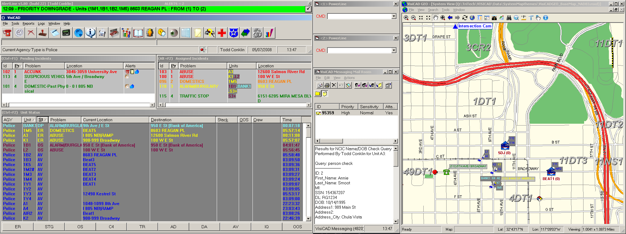 Firefighter and 911 PSAP Dispatch Software - TriTech Software Systems ...