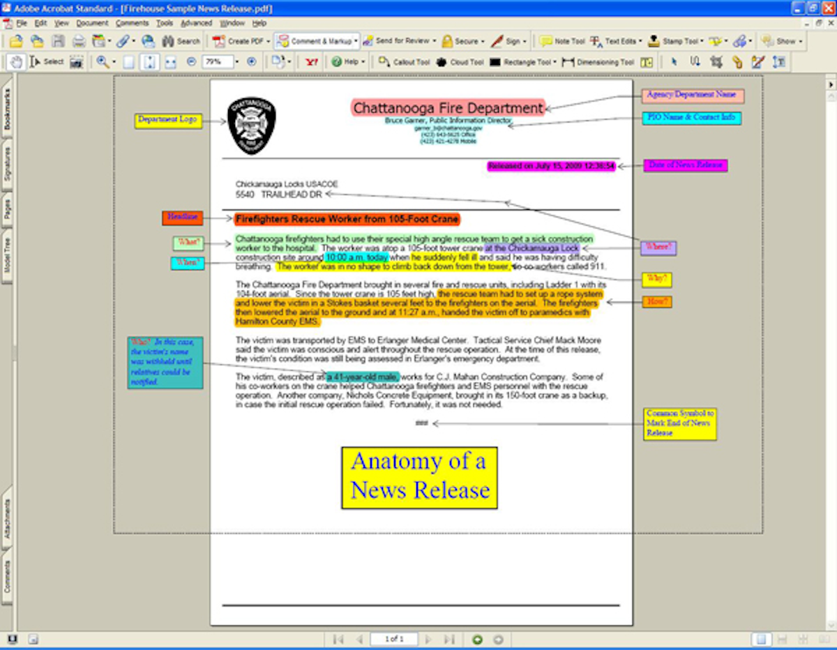 PIO 101: The Anatomy of an Effective News Release | Firehouse