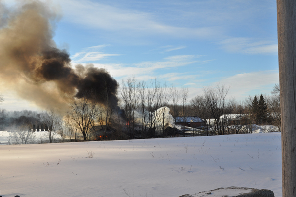 Canadian Firefighters Battle Barn Fire | Firehouse