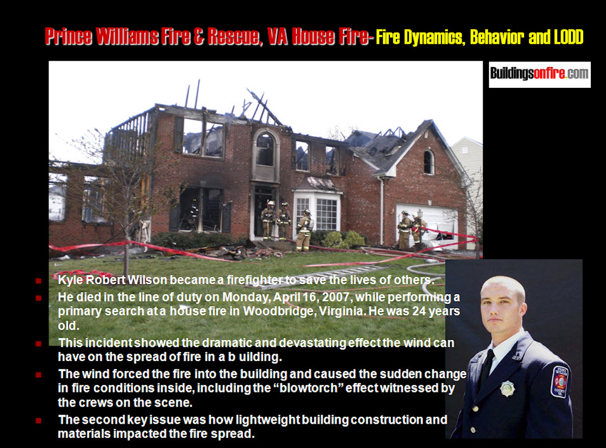 Prince William County (VA) Fire Rescue Kyle Wilson LODD 2007; Is This ...