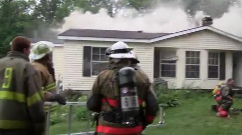 6-11-11: Partial Roof Collapse at Washington Township, Pa. Fire | Firehouse