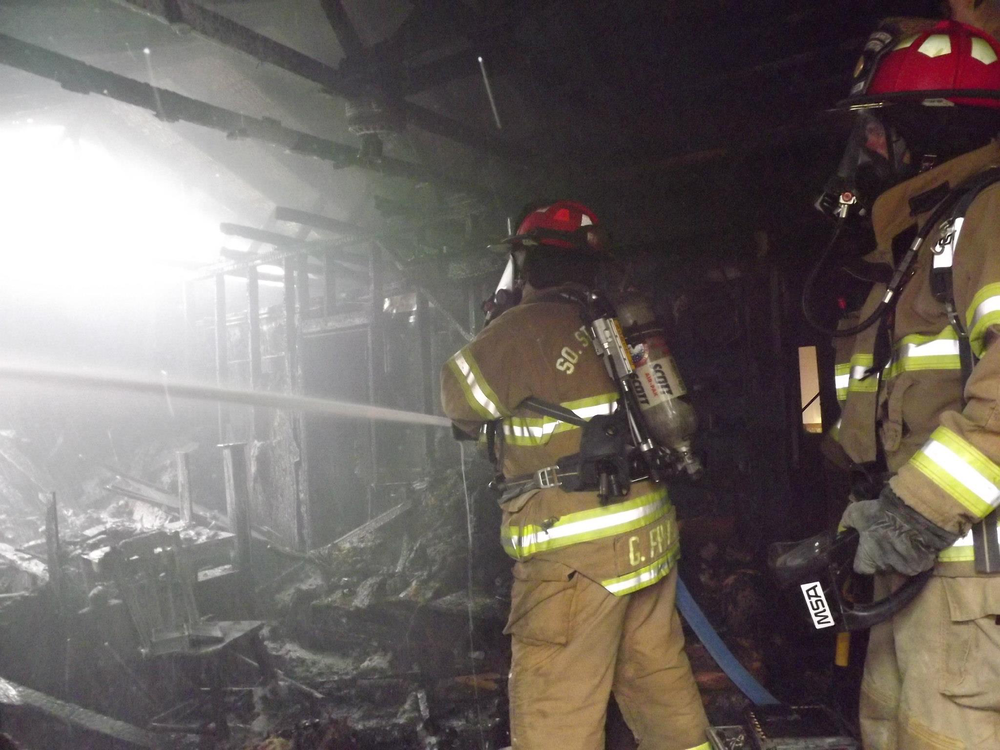 Southern Stone County Fire District Firefighters Battle House Fire on ...