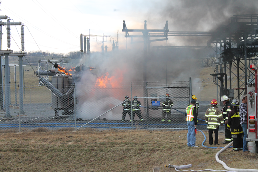 Va. Firefighters Battle Transformer Fire | Firehouse