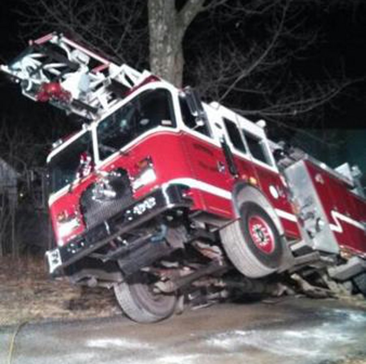 Bridge Collapses as W.Va. Ladder Truck Crosses | Firehouse