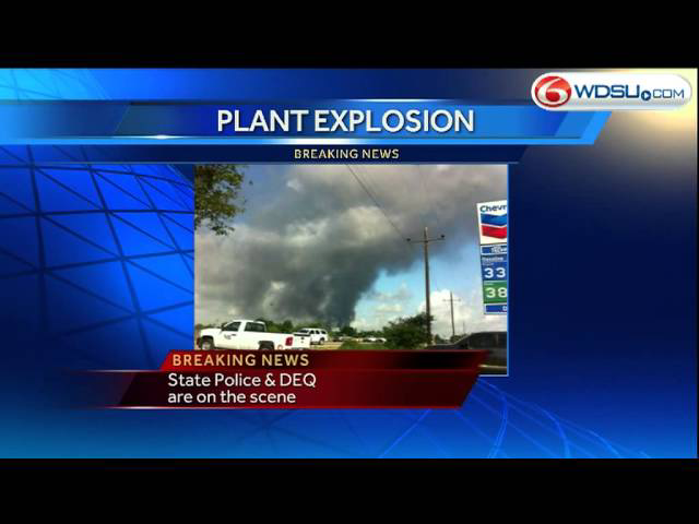 Explosion reported at chemical plant in Geismar | Firehouse