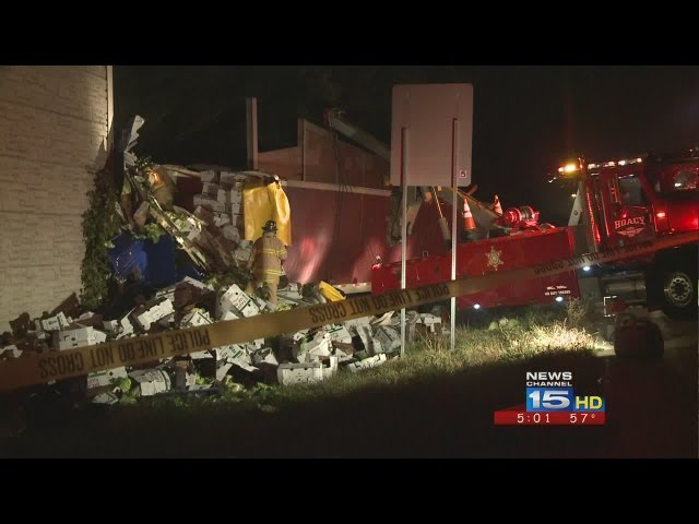 Cabbage Spills, Driver Pinned in Ind. Crash | Firehouse