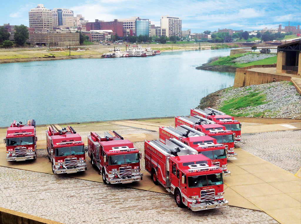 Seven Pierce Arrow XT Pumpers Delivered to Memphis | Firehouse