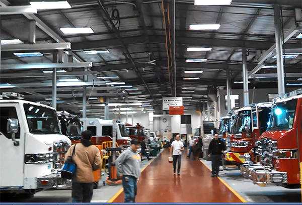 Photos: Firehouse Staff Gets Tour of Pierce Mfg. Factory | Firehouse