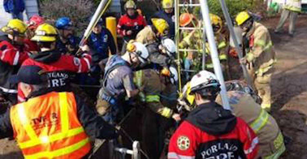 Trench Collapse Team Rescues Oregon Worker | Firehouse
