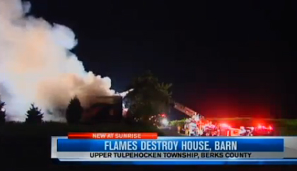 Fire Destroys Barn, Home in Pennsylvania | Firehouse