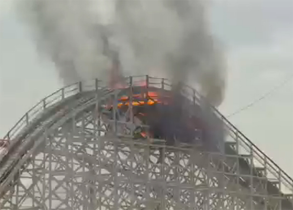California Roller Coaster Catches Fire | Firehouse