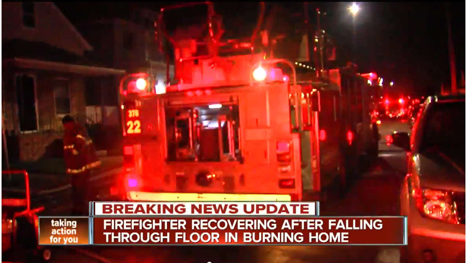 Detroit, Michigan Fire Captain Hurt in Fall Through Floor | Firehouse