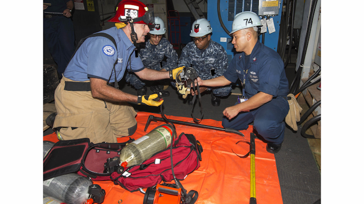 U.S. Navy, Marine, Military Firefighter Action Photos | Firehouse