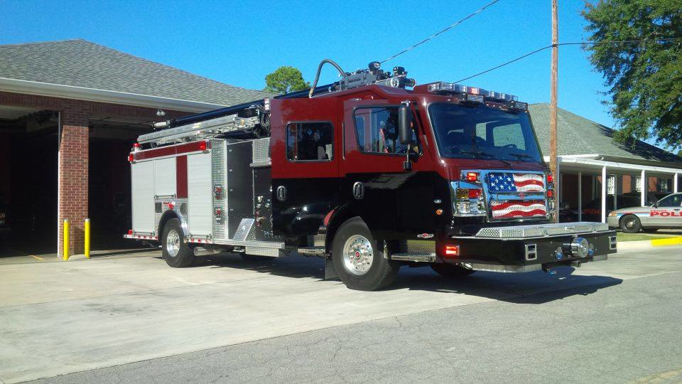 Pumper With 65-foot Water Tower Delivered to Perry, Ga., Fire ...