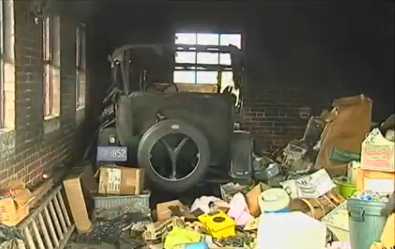 1926 Model T touring car damaged in fast-moving 3-alarm fire | Firehouse