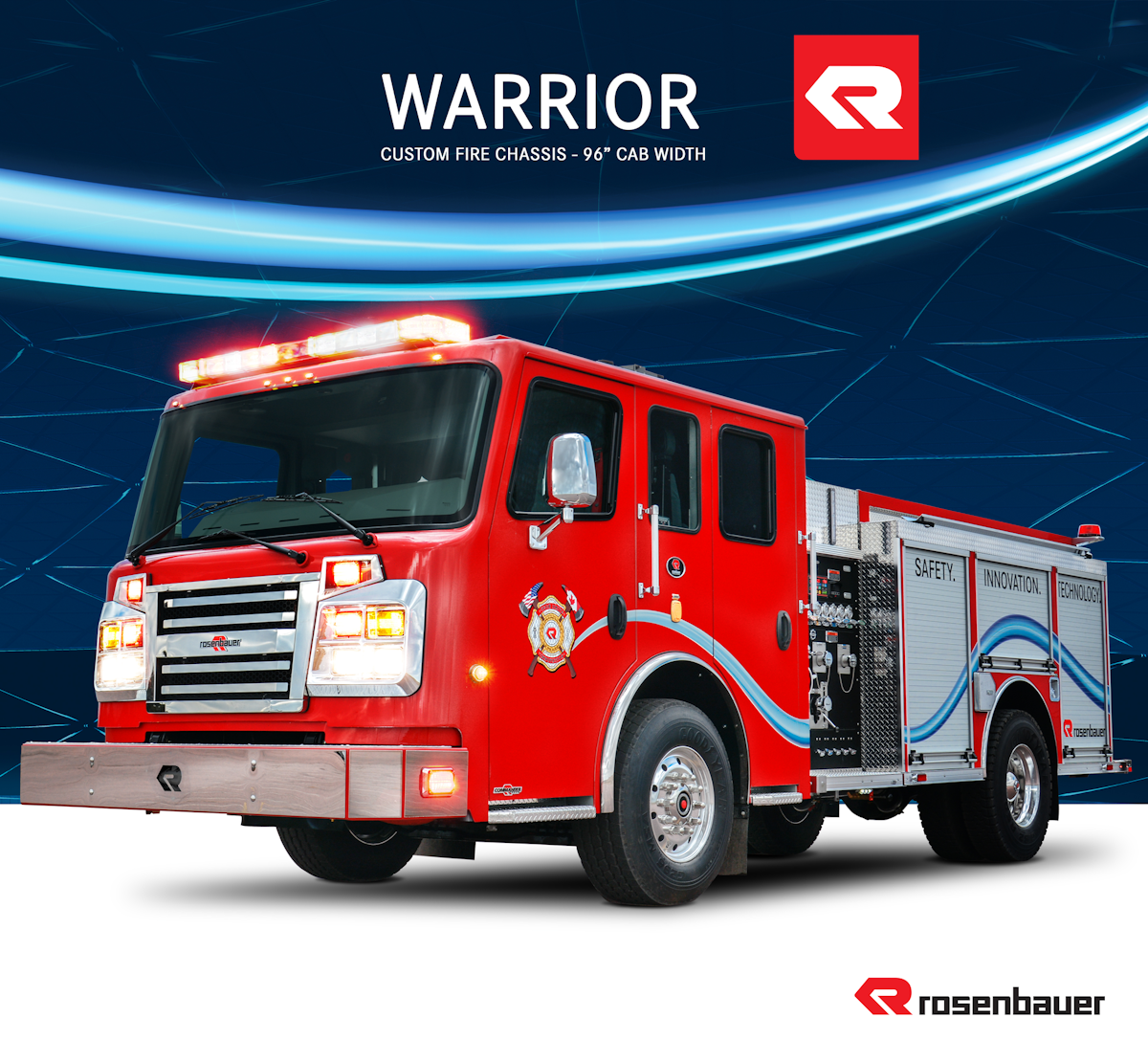 Rosenbauer America Unveils Redesigned Warrior Custom Fire Chassis for ...