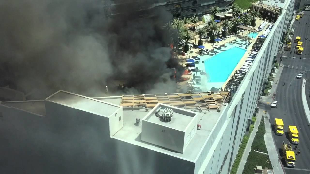 Fire Video - Cosmopolitan Hotel Fire - Clark County Firefighters ...