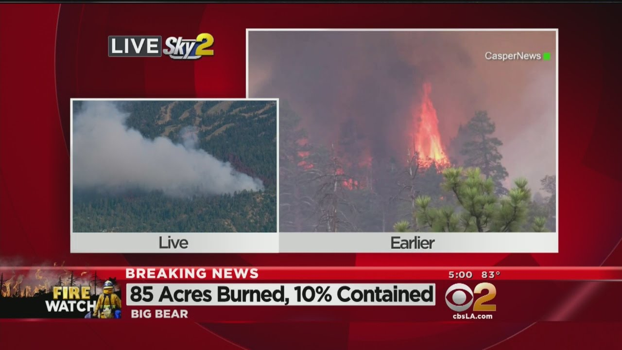 Summit Fire Burns Nears Big Bear | Firehouse