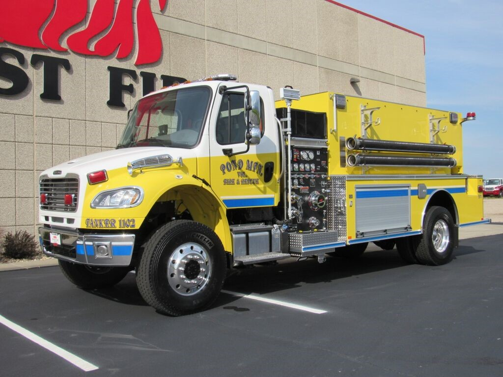 Creston, N.C., Fire and Rescue Puts Tanker 1102, Built by Mid-West Fire ...