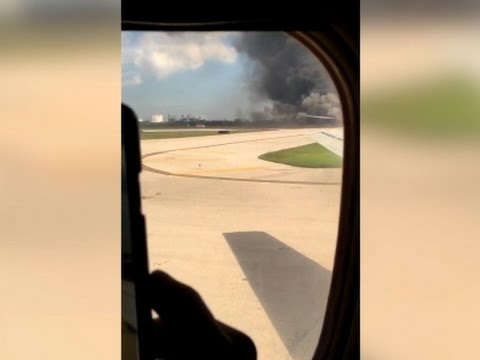Raw: Plane Catches Fire on Florida Runway | Firehouse