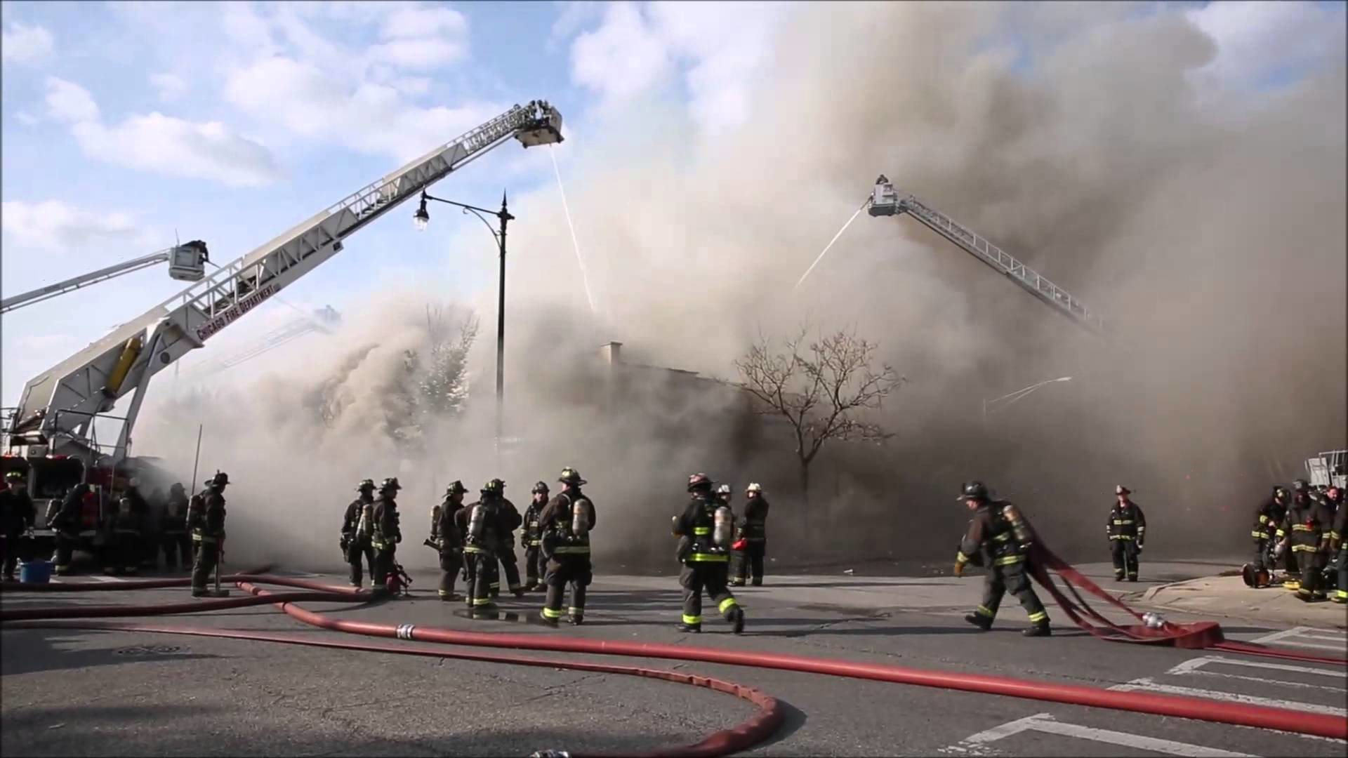 Firefighter Video - Four-alarm Fire Burns in Chicago Warehouse | Firehouse