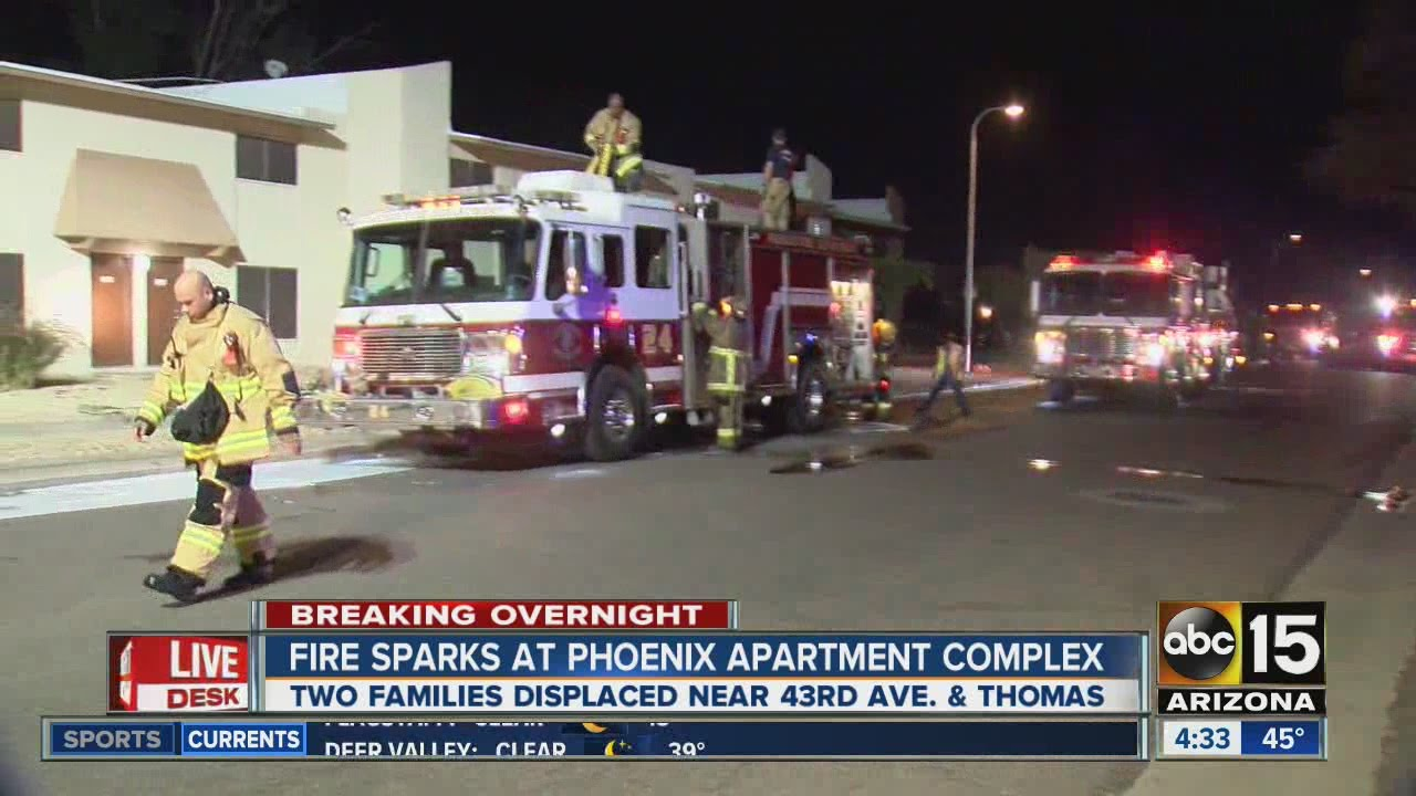 Firefighter Video - Phoenix Apartment Fire Displaces 15 | Firehouse