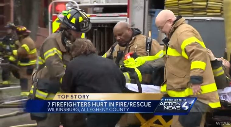 Firefighter Video News - Pittsburgh Firefighters Injured Rescuing Woman ...