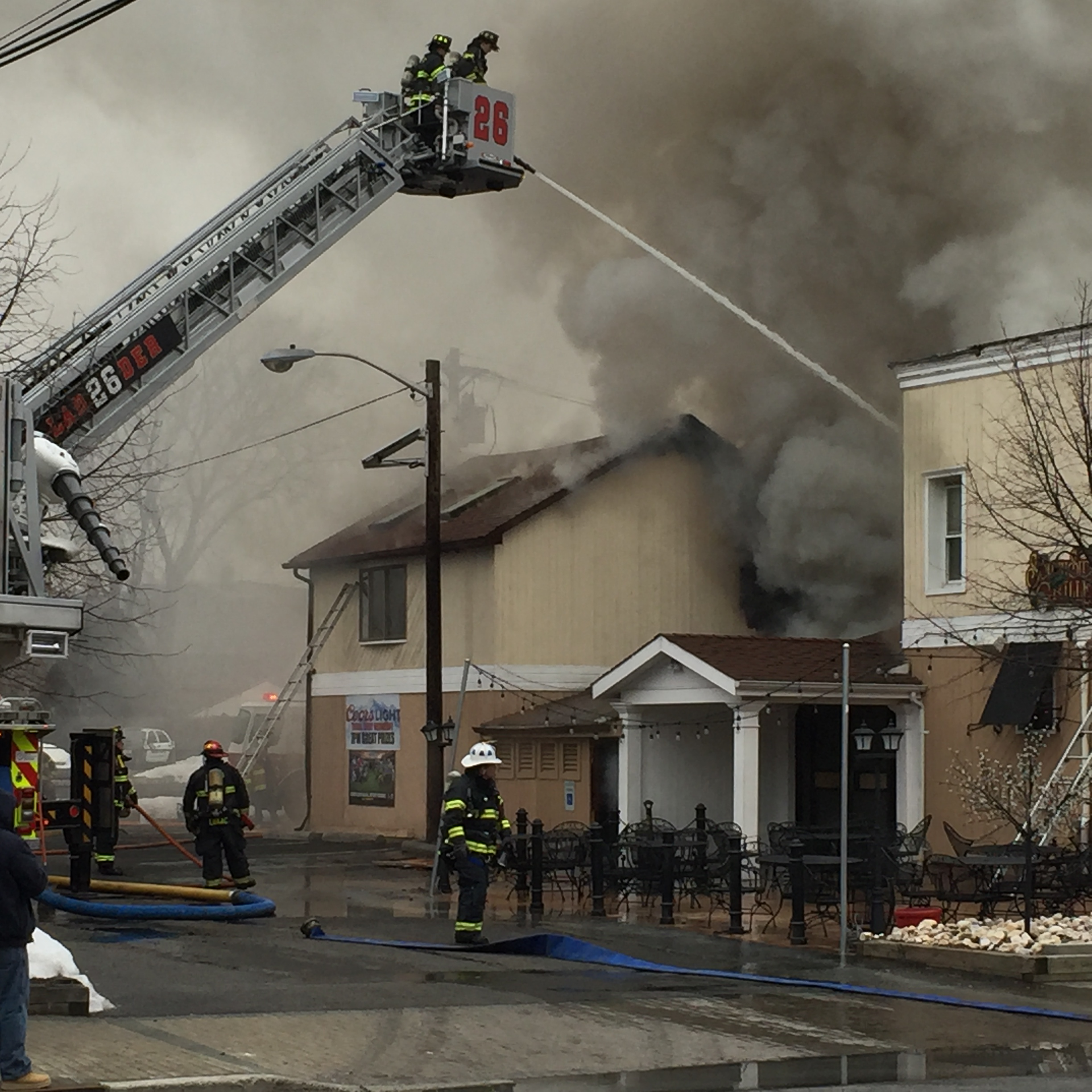 Fireground Photos - Bound Brook Firefighters Tackle Bar Fire | Firehouse