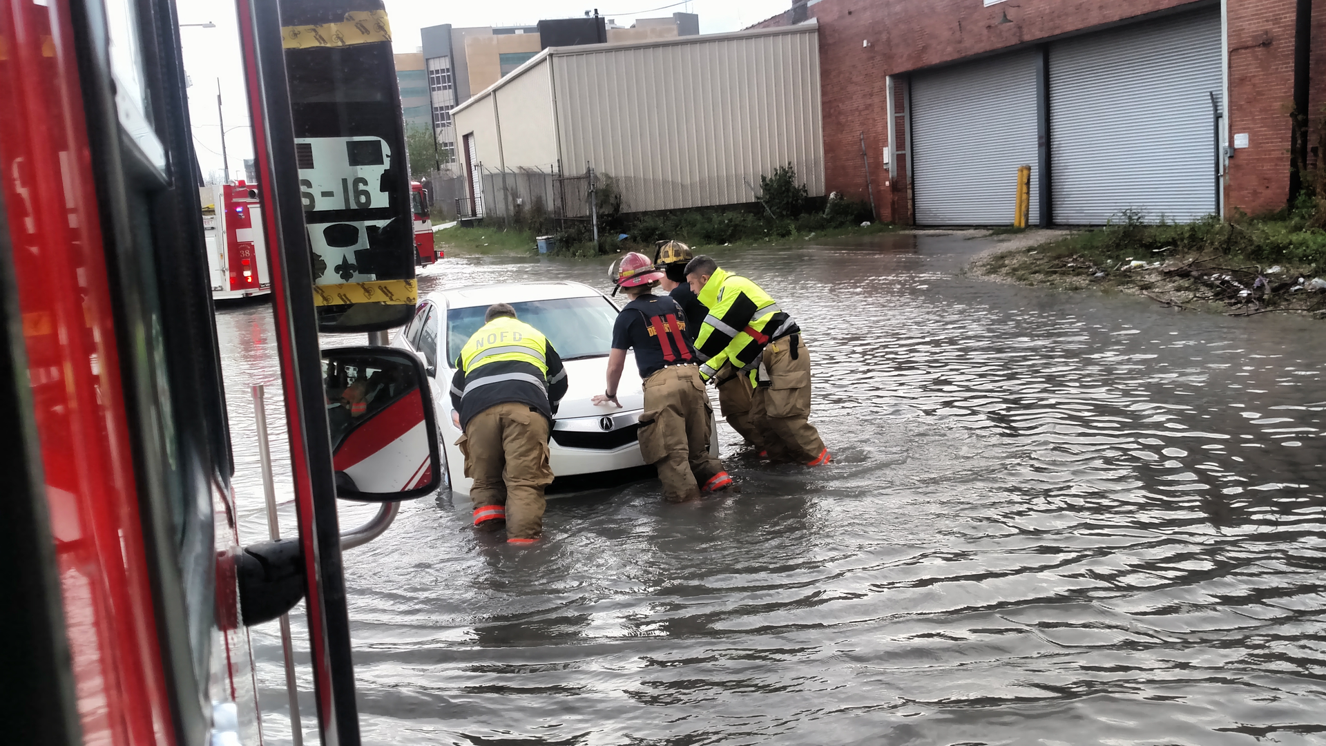 Firefighter Photos - New Orleans Firefighters Help in Flooding | Firehouse