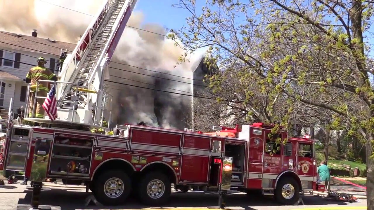 Firefighter Video - Rutherford Defensive Attack on Dwelling Fire ...