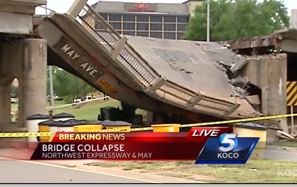 Truck Slams into OK Bridge | Firehouse