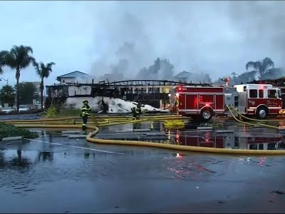 CA Firefighters Battle Five-Alarm Fire | Firehouse