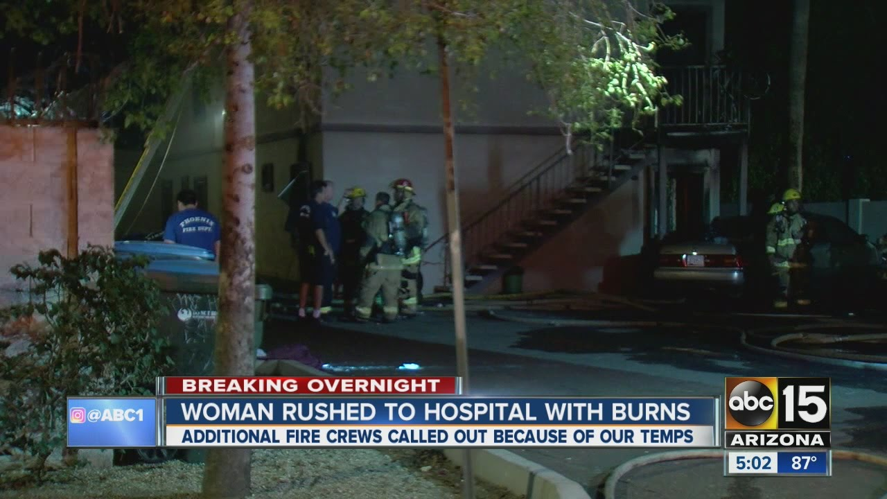 Firefighter News Video - Phoenix Woman Burned | Firehouse