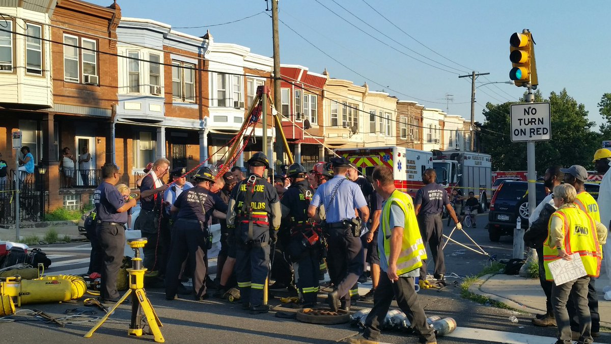Philly Rescuers Pull Man From Sewer | Firehouse