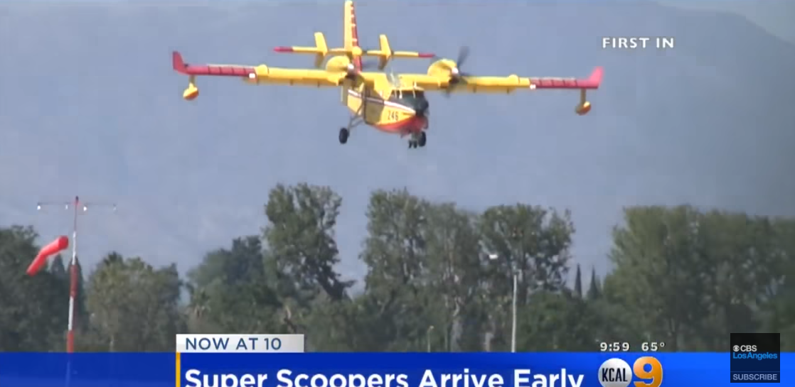Super Scoopers from Quebec Land in CA | Firehouse