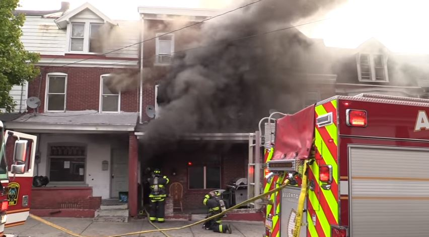Fire Spreads Through Three Allentown, PA, Homes - Firefighter News ...