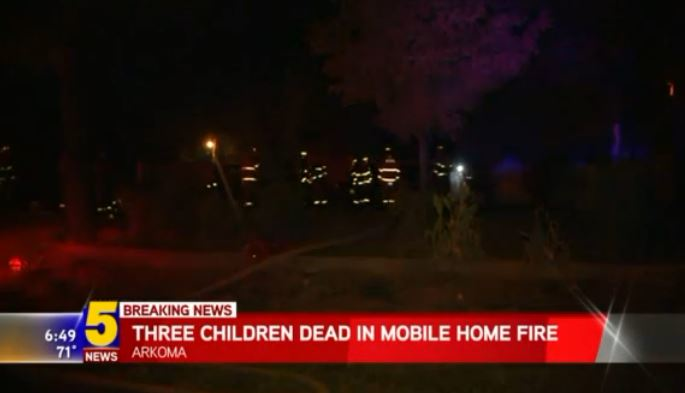 Arkoma, OK, Mobile Home Fire Claims Three Children - Firefighter News ...