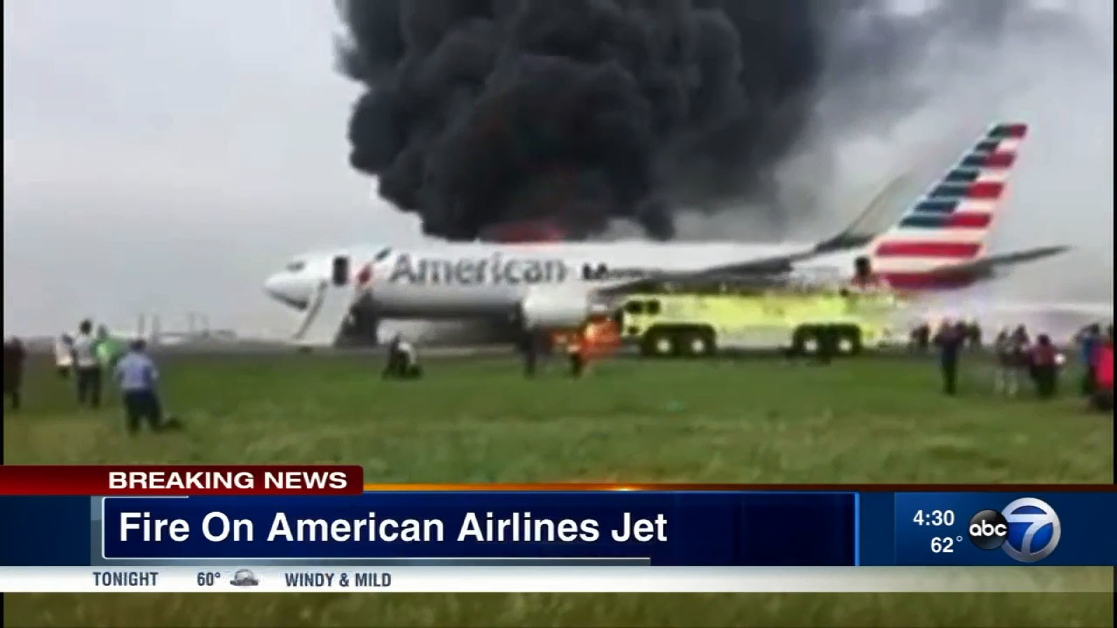 Passenger Jet Catches Fire on Take Off at Chicago Airport | Firehouse