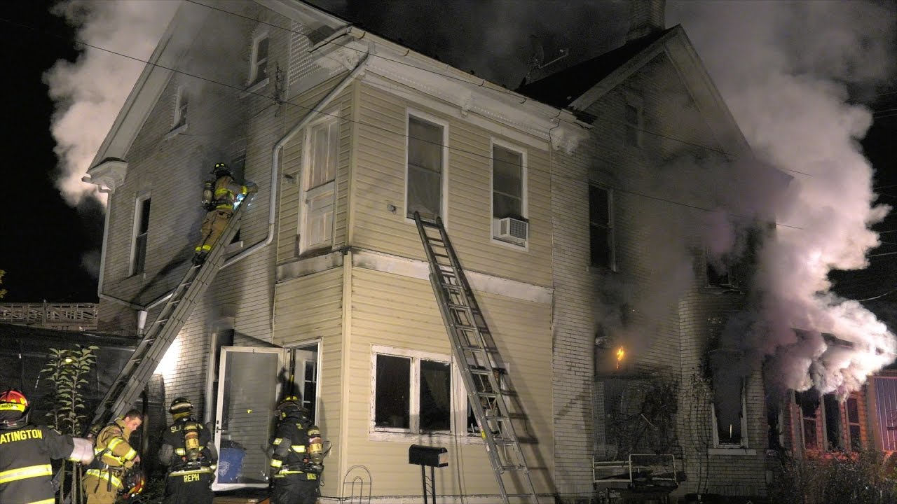 Two-alarm Fire in Walnutport Damages Duplex - Firefighter News Video ...