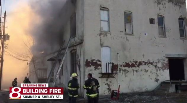 Indianapolis Firefighters Tackle Fire in Vacant Building - Firefighter ...
