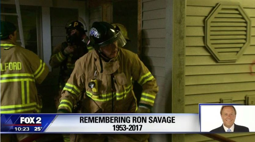 MI TV Station Remembers Colleague, Fallen Firefighter Ron Savage ...