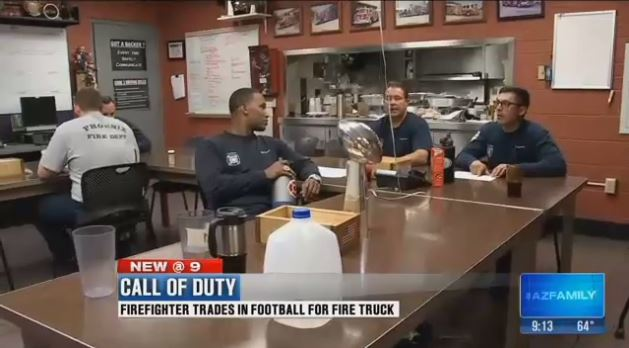 Former Pittsburgh Steeler Becomes Phoenix Firefighter - Firefighter ...
