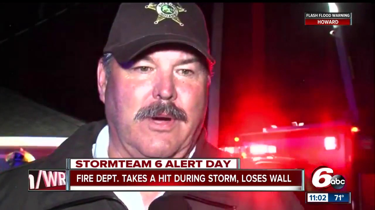 Clinton County IN Fire Station Takes Heavy Damage From Tornado ...