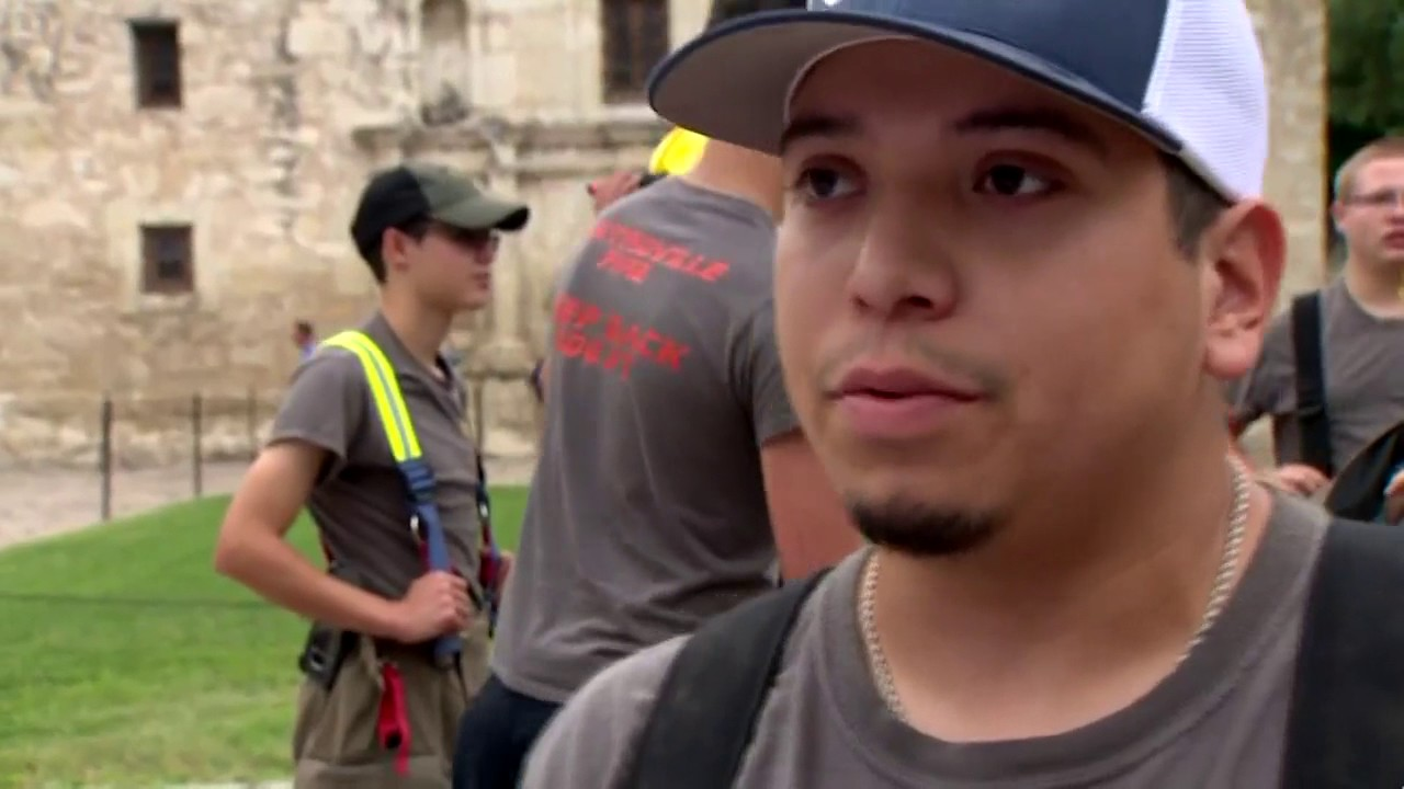 Hundreds March In Vigil For Fallen San Antonio TX Firefighter Scott ...