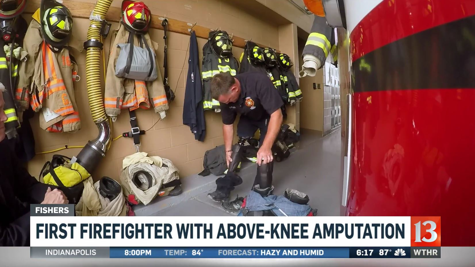 Inspirational Fishers IN Firefighter Back on Job after Amputation ...