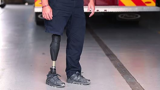 Fishers, IN, Firefighter Back on the Job after Partial Leg Amputation ...