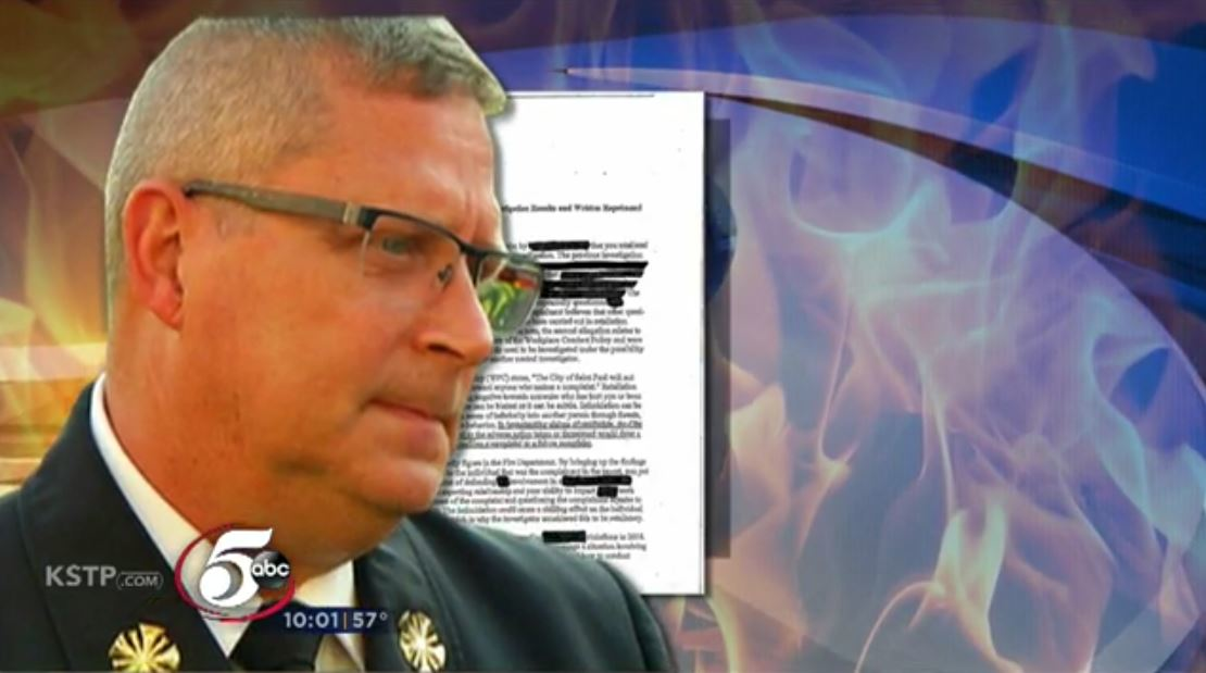 St. Paul MN Fire Chief Tim Butler Reprimand Complaint Retaliation ...