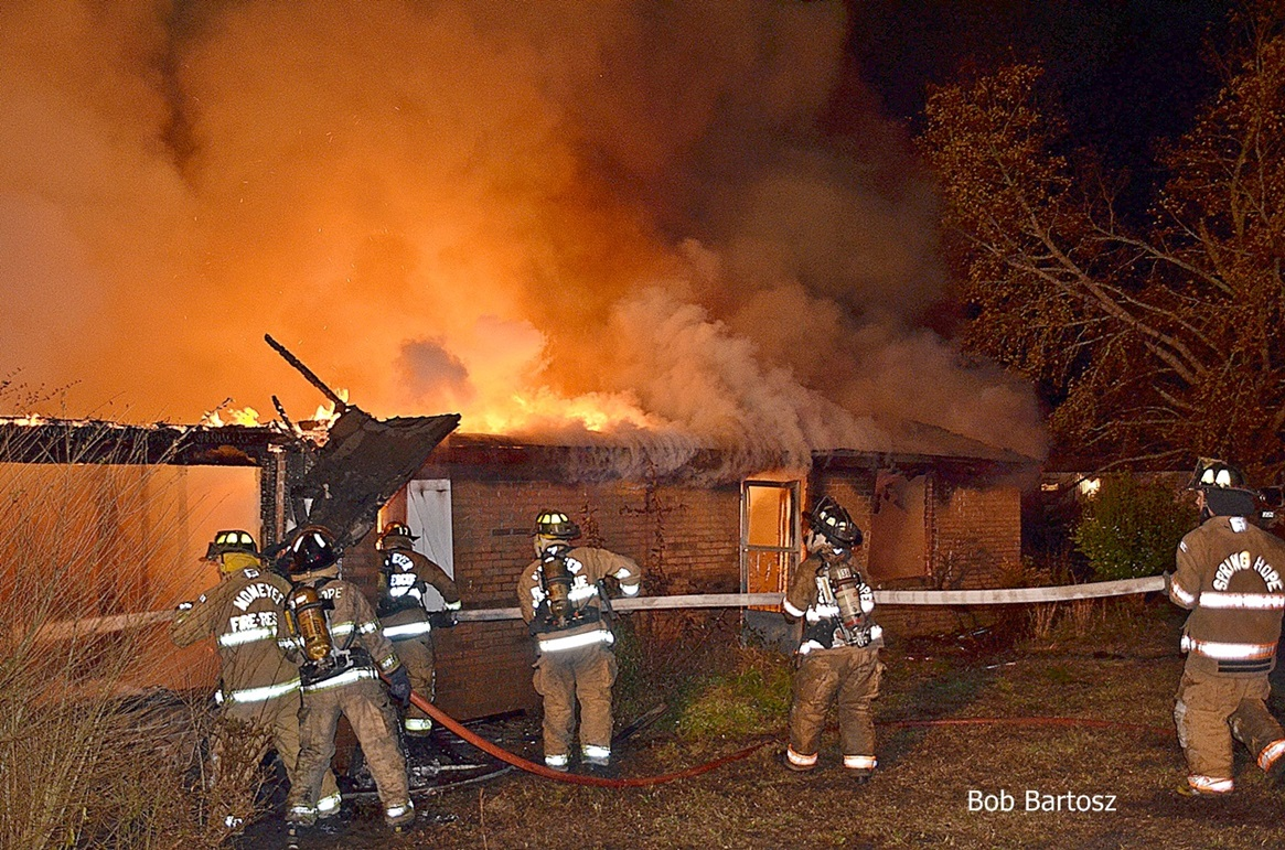 Nash County Firefighters Tackle Spring Hope House Fire - Firefighter ...